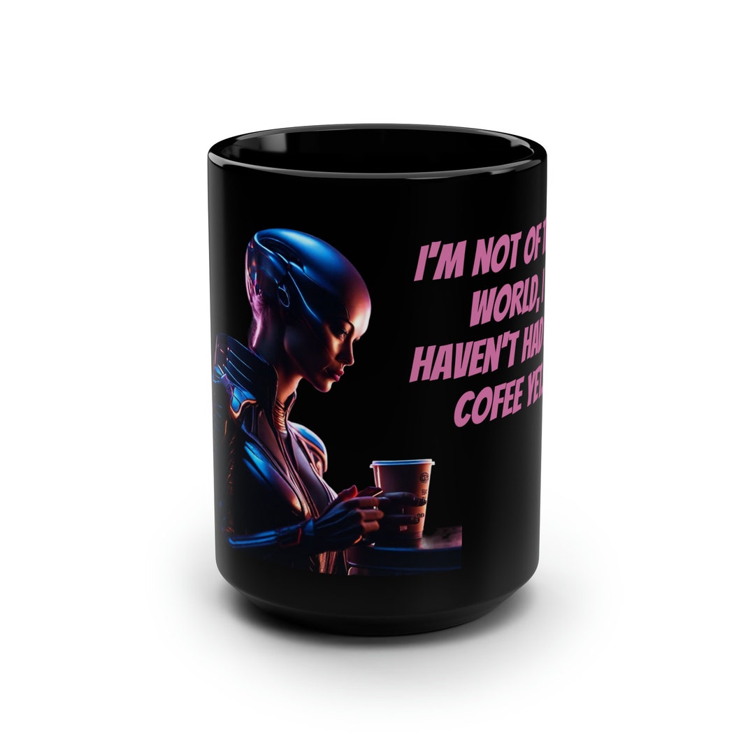 Coffee Mugs, Alien Themed Coffee Mug, Extraterrestrial Beverage Cup ...