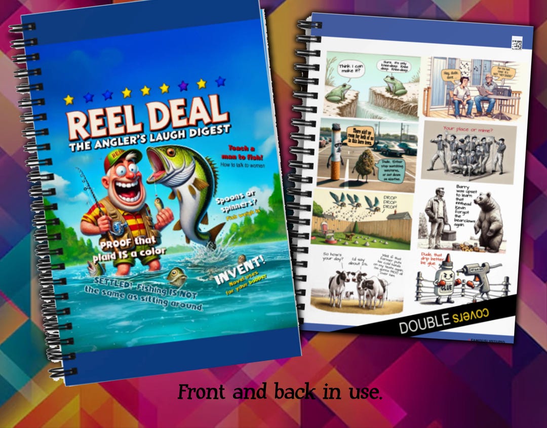 Spiral Notebook, Weird, Quirky, Fun, Comic, Original, Notepad, Notebook ...