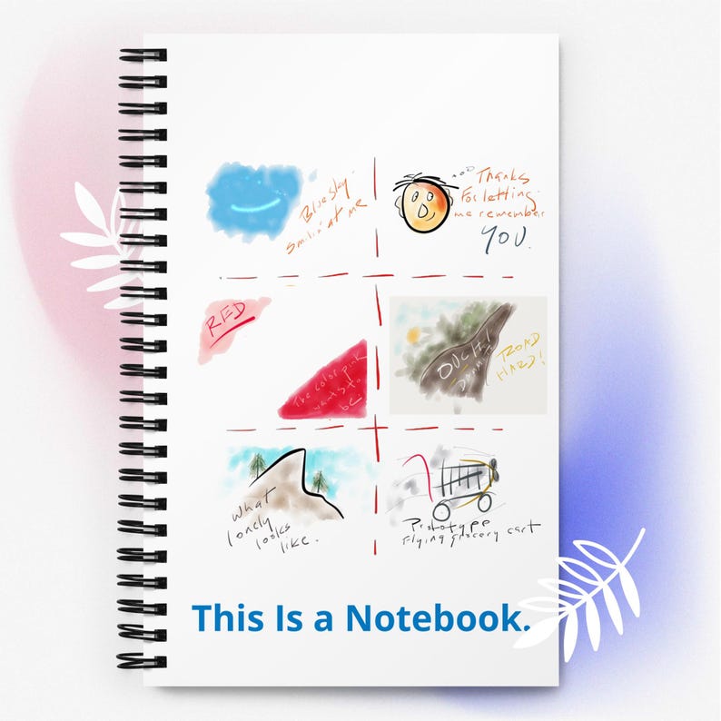 Spiral Notebook. Weird, Quirky, Fun, Comic, Cartoon, Original Art ...