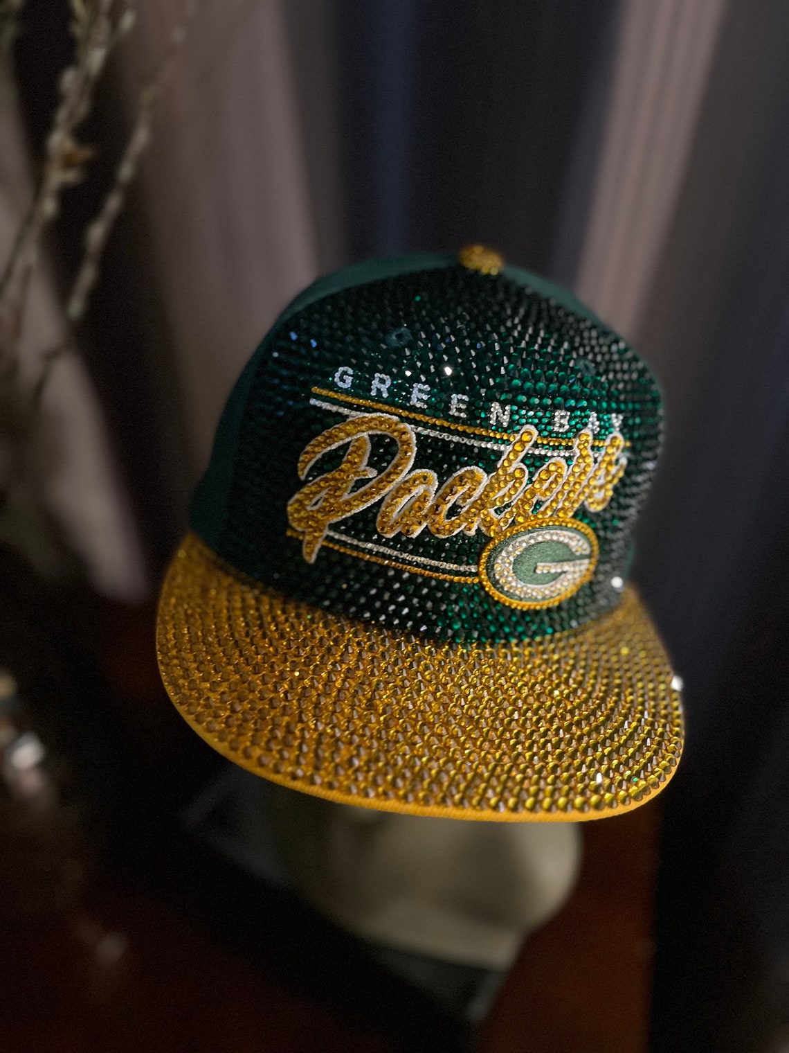 Blinged Out Green Bay Packers Hat - Etsy