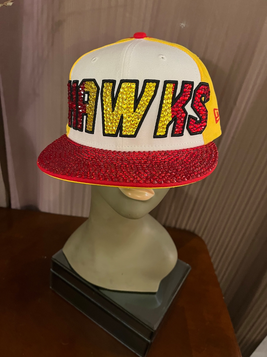Blinged Out Atlanta Hawks Baseball Cap - Etsy