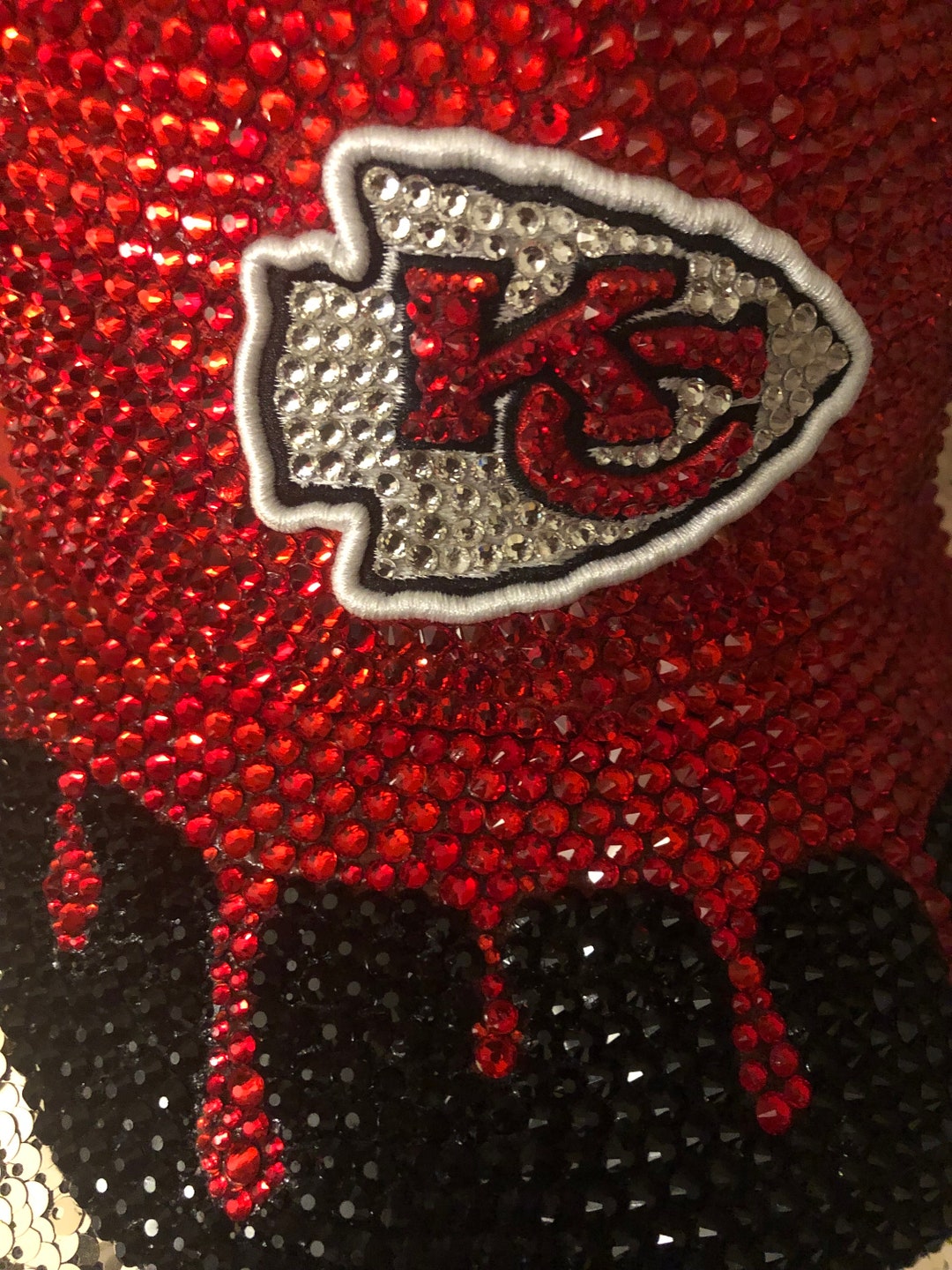 Blinged Out Kansas City Chiefs Baseball Cap - Etsy