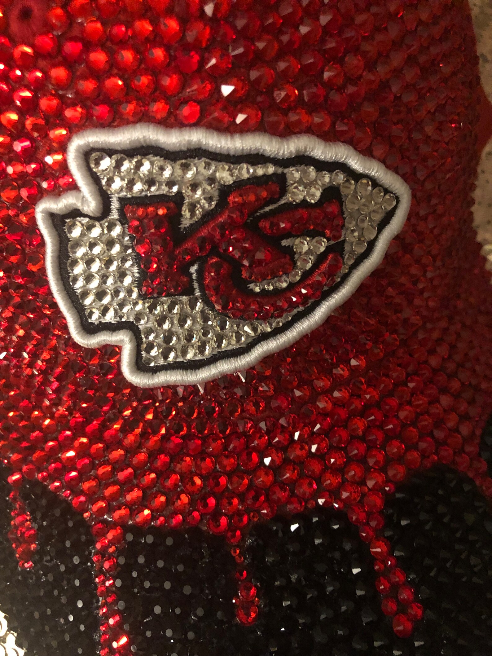 Blinged Out Kansas City Chiefs Baseball Cap - Etsy