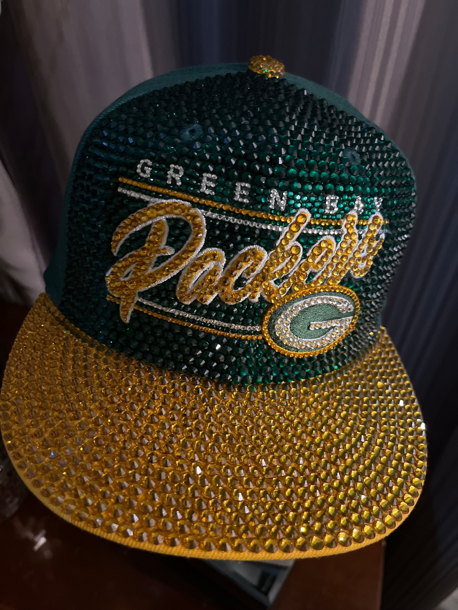 Blinged Out Green Bay Packers Hat - Etsy