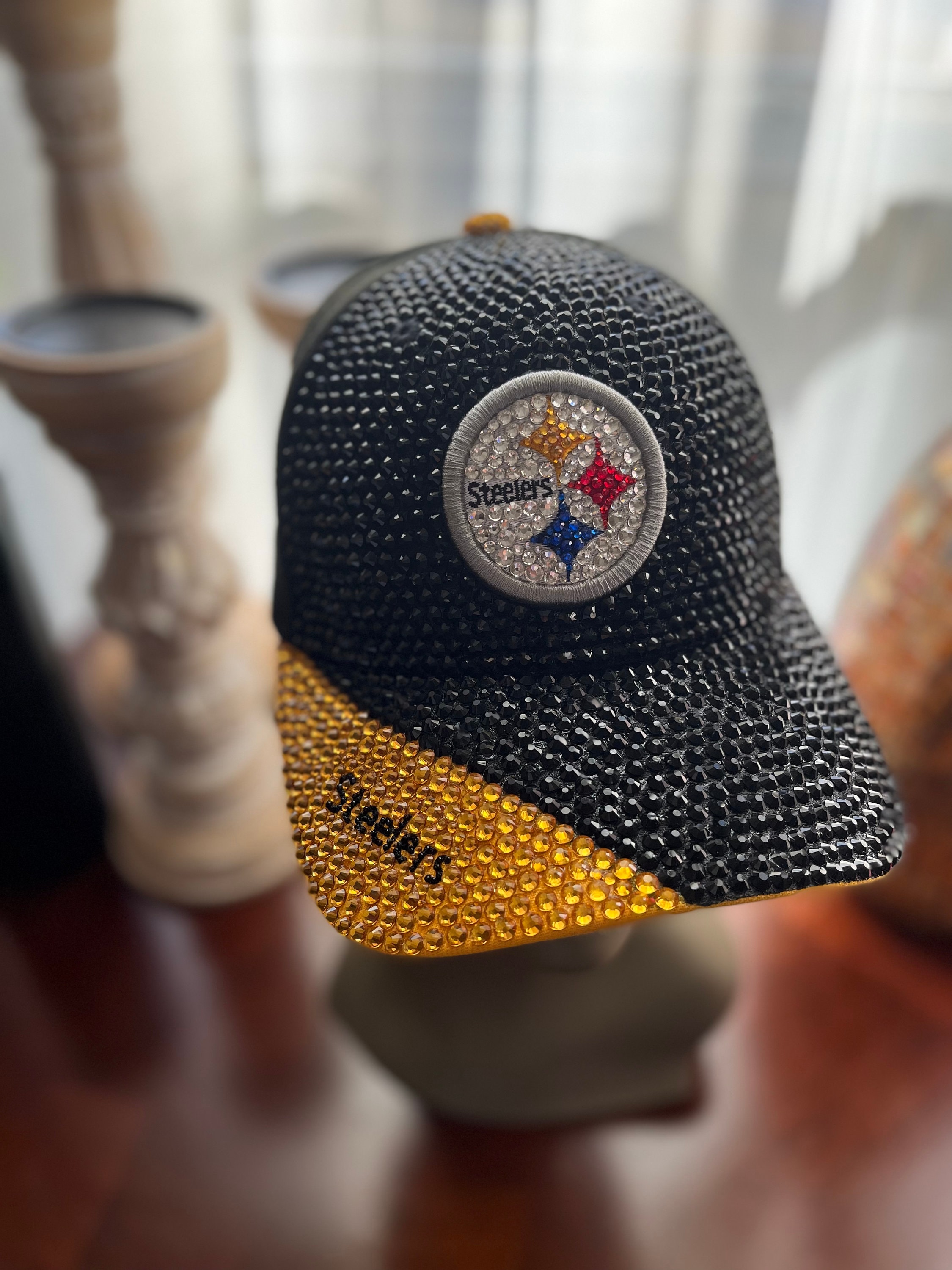 Blinged Out Steelers Hat - Etsy