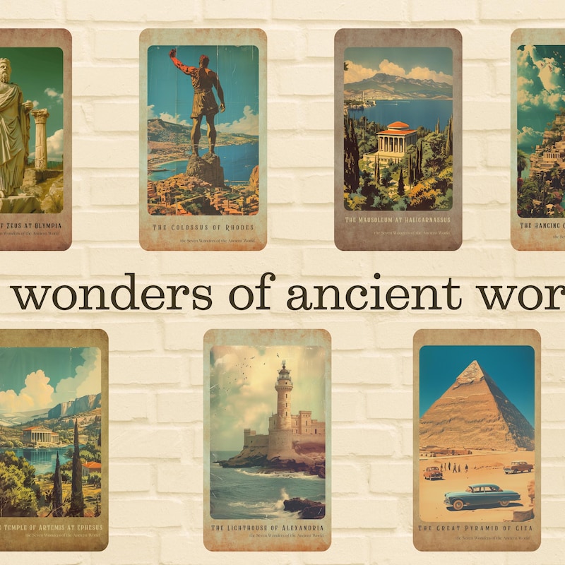 Ancient World Travel Poster - Etsy UK