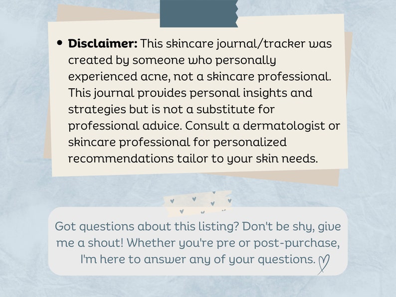 Printable Skincare Tracker, Skincare Routine, Acne Guide, Digital ...