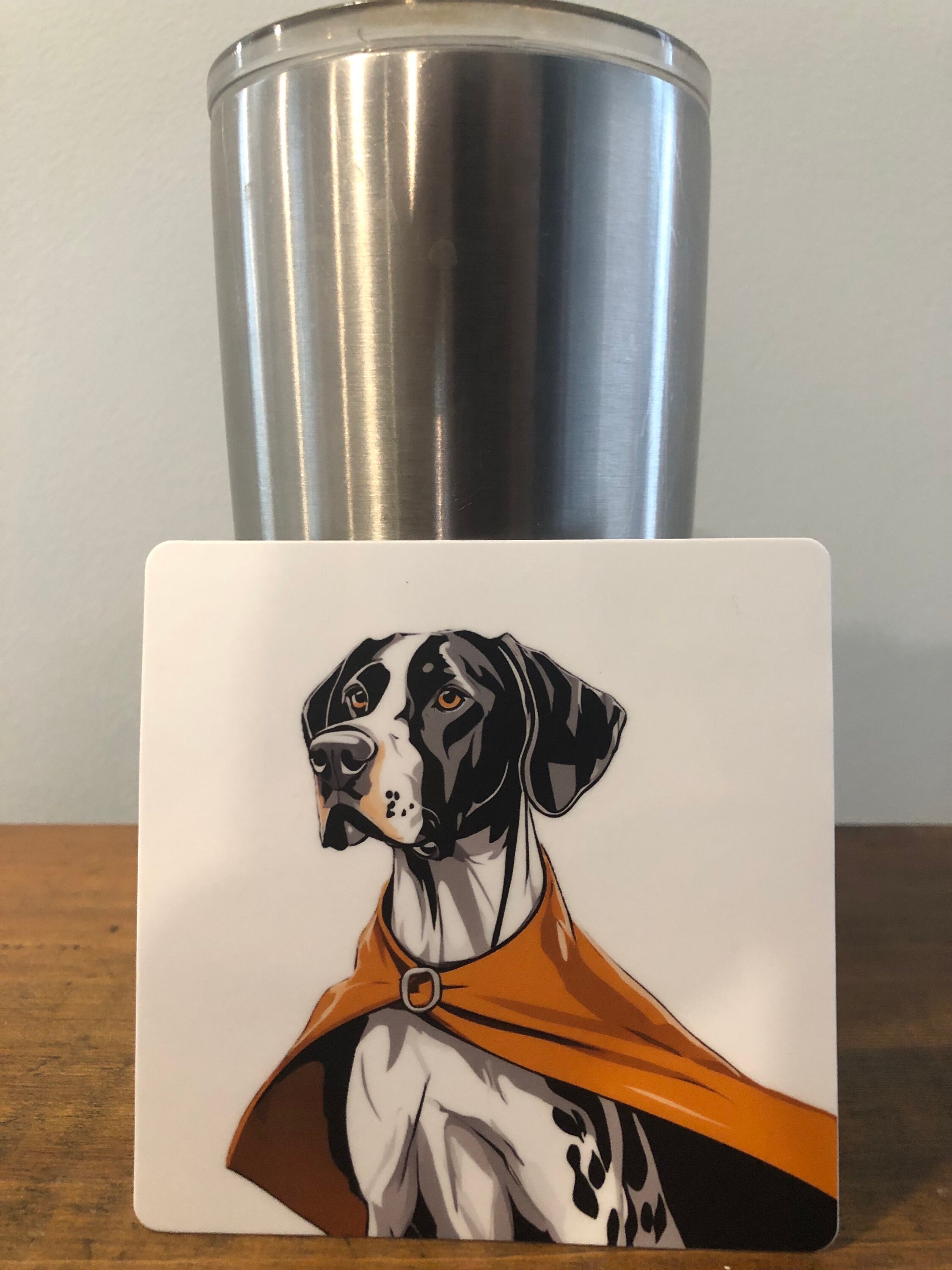 English Pointer Superhero Sticker - Etsy