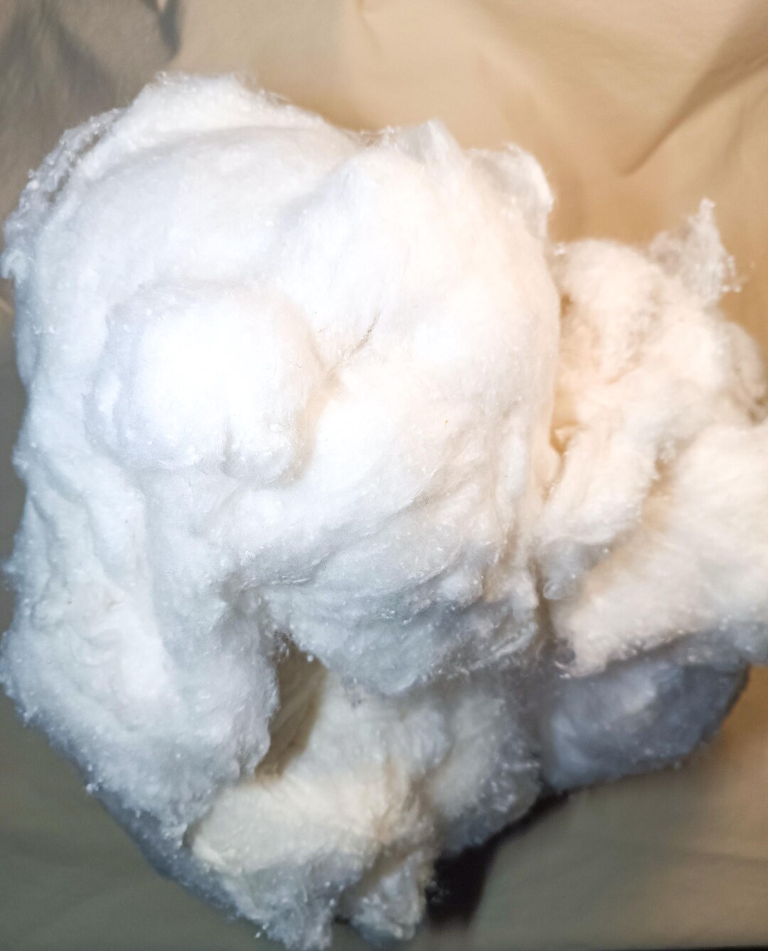 1 Oz. - Raw Cotton, Organic Cotton Stuffing, Batting, Natural Cotton ...