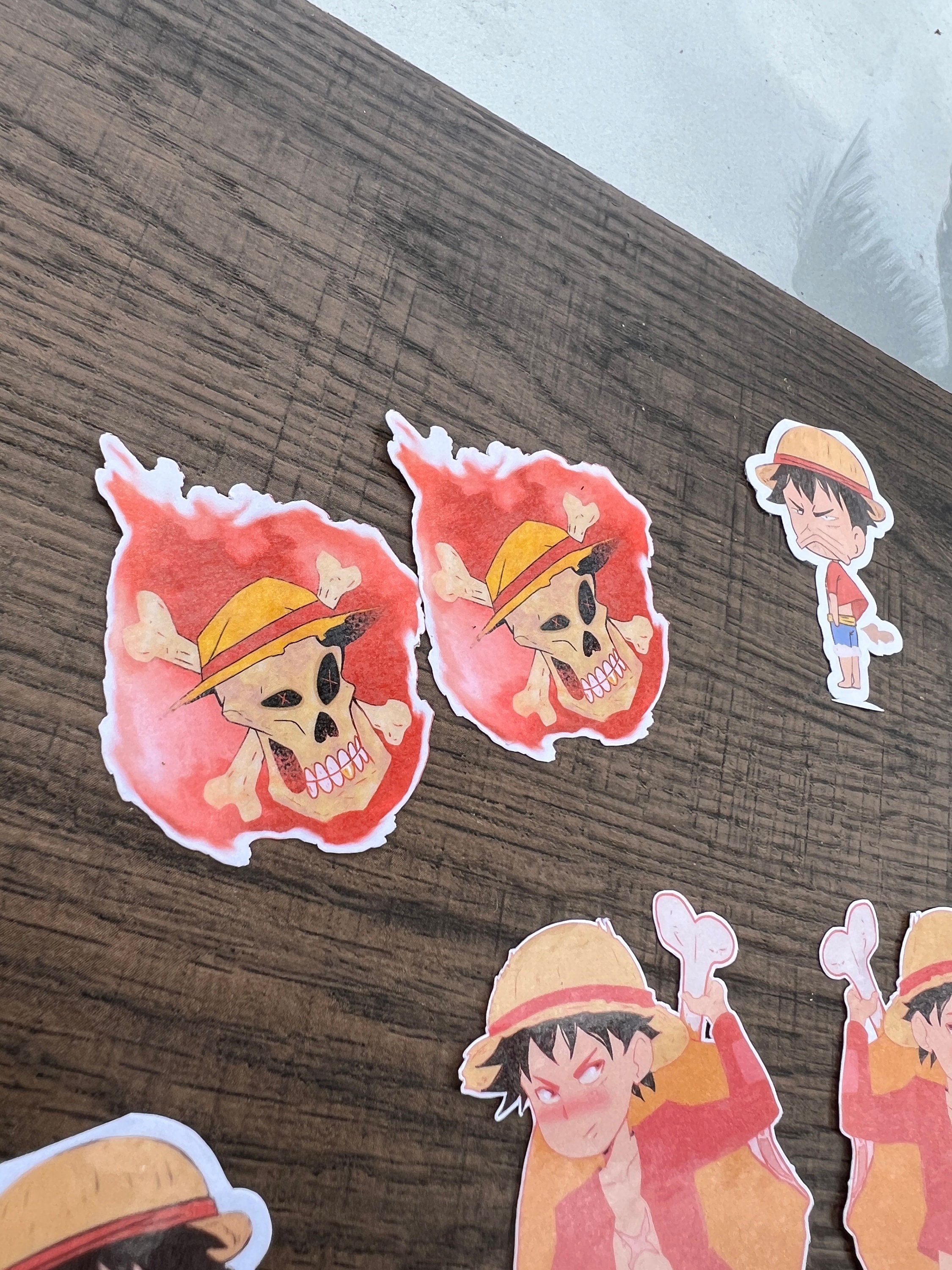 Mini Custom One Piece Stickers Sheet | Funny Cute || Cute Chibi - Etsy