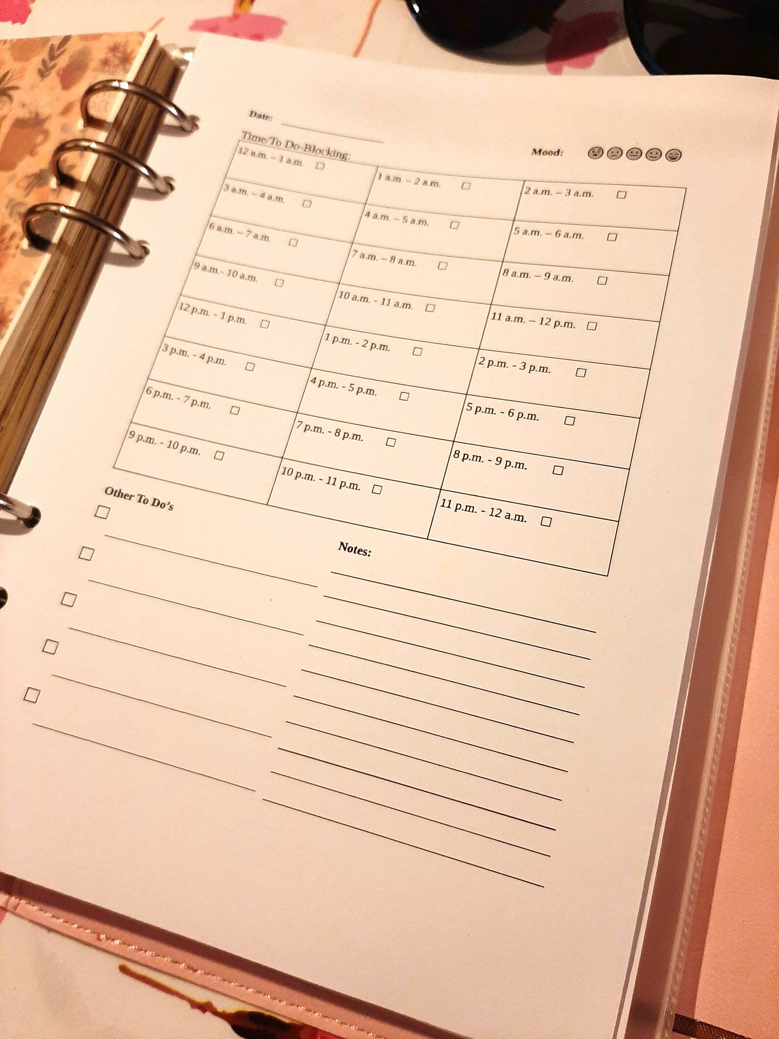 Daily 12hr Planner | Daily Time Block Planner | Printable Daily Planner ...