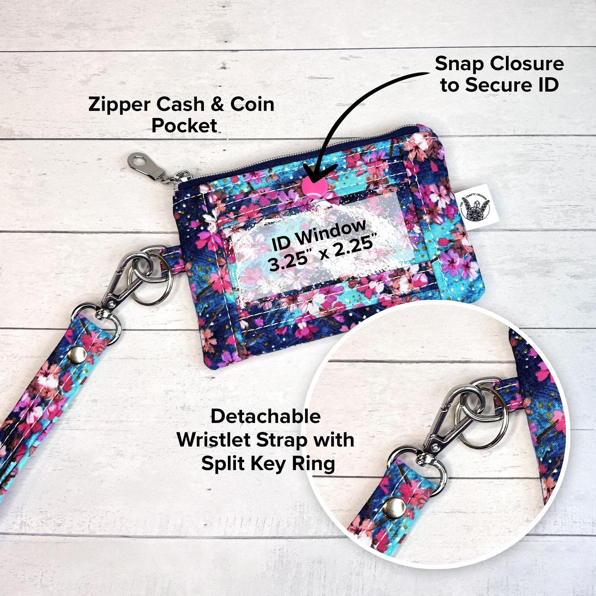 ID Wallet With Wristlet Strap Student Gift ID Holder Coworker Gift ...