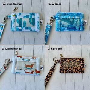 ID Wallet With Wristlet Strap Student Gift ID Holder Coworker Gift ...