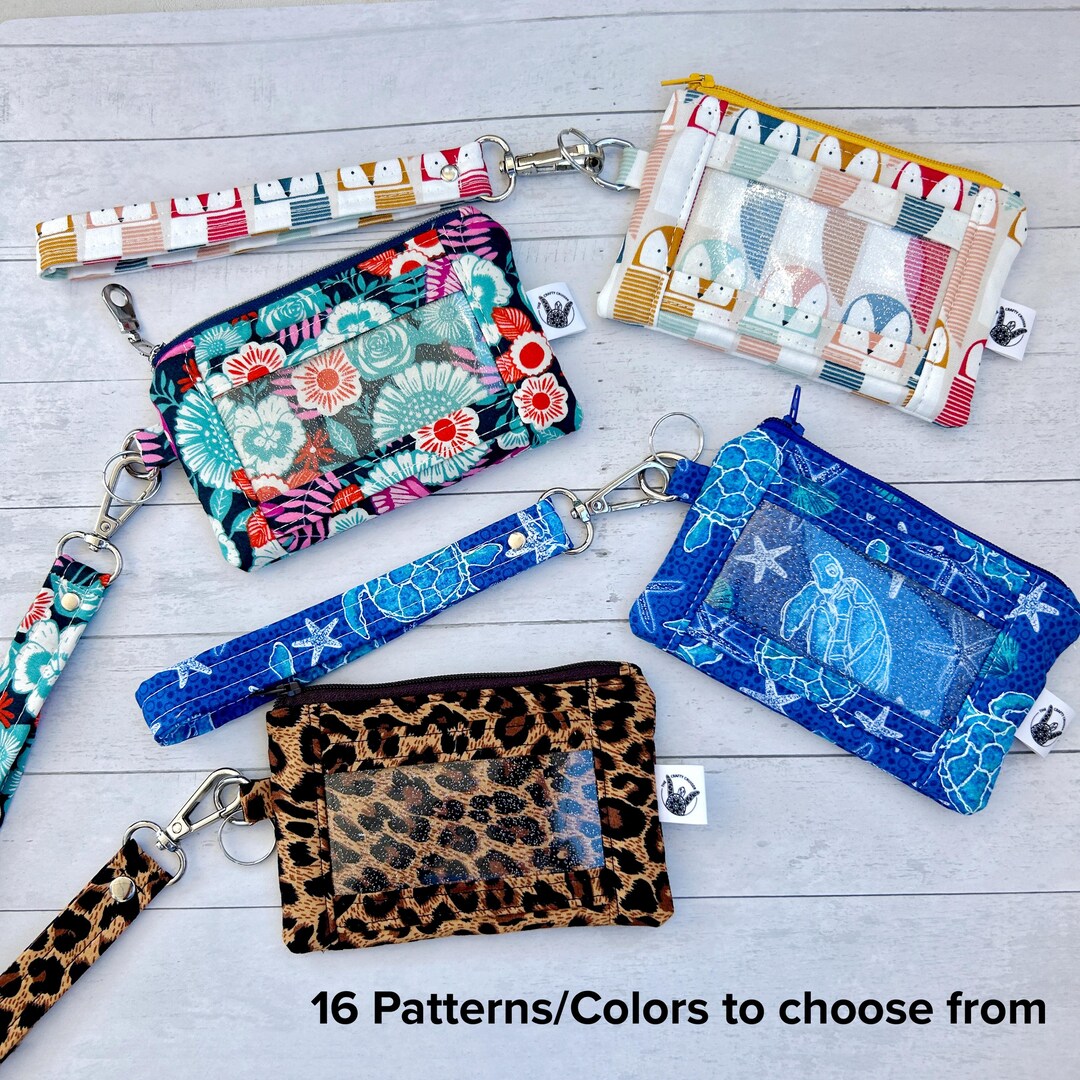 ID Wallet With Wristlet Strap Student Gift ID Holder Coworker Gift ...