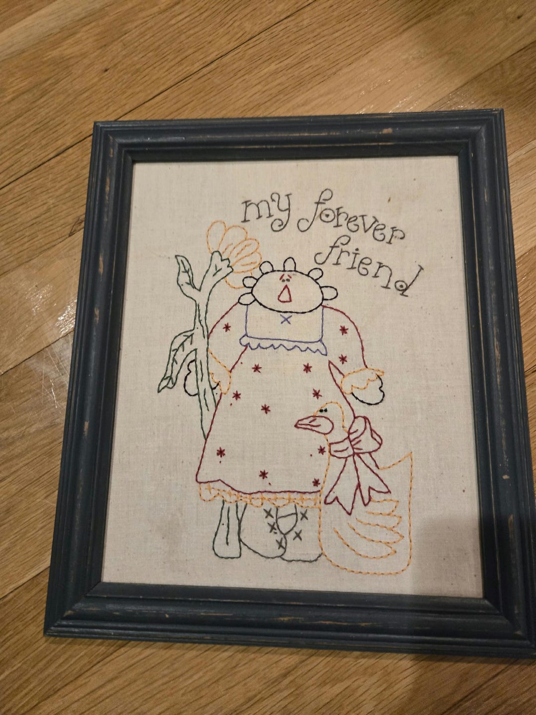 Framed "forever Friend" Sampler - Etsy