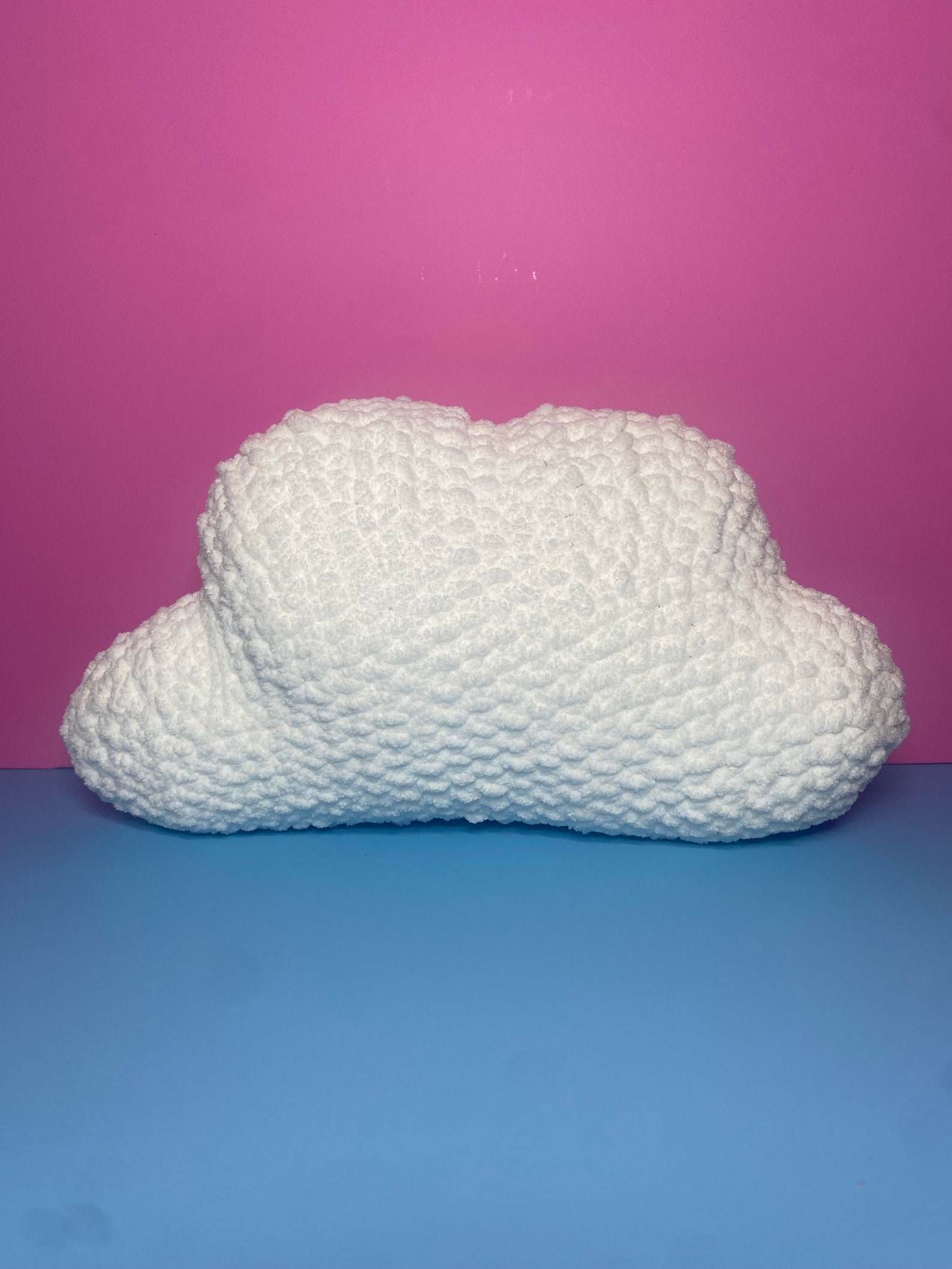 Large Crochet Cloud Plushie customizable - Etsy