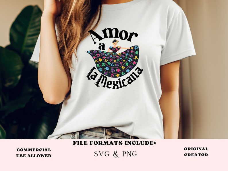 Mexican Svg Amor a La Mexicana Latina Svg Mexican Png Mexican Design ...