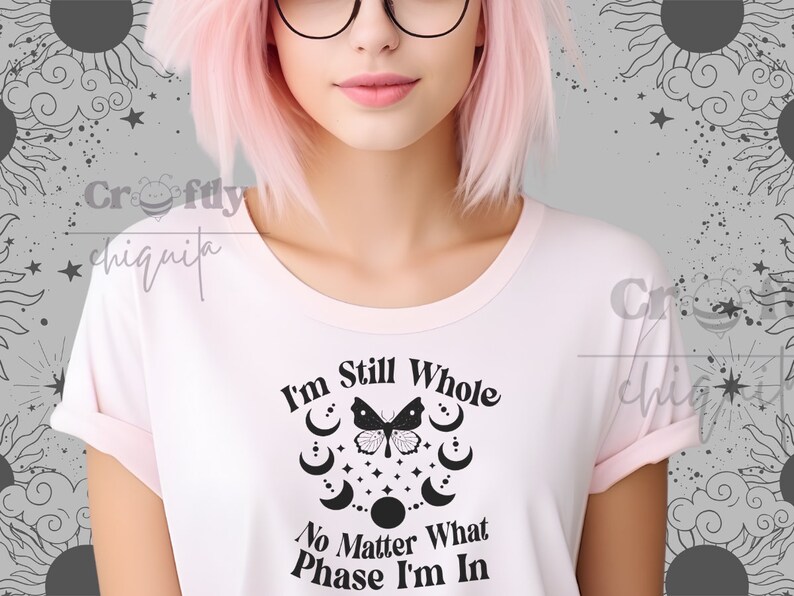 Moon Phase Svg, Quote Design for Cricut Sublimation Witchy, Mystical ...