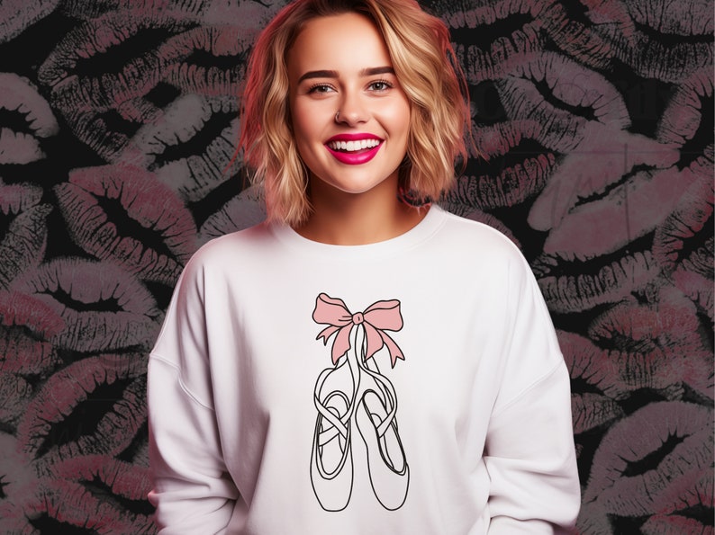 Coquette Svg, Ballet Core Aesthetic, Coquette Stickers Design for ...