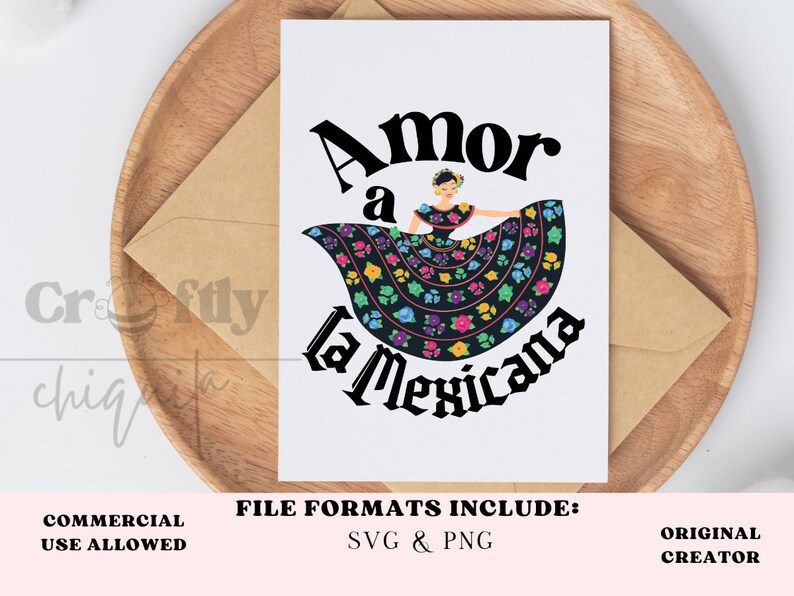 Mexican Svg Amor a La Mexicana Latina Svg Mexican Png Mexican Design ...