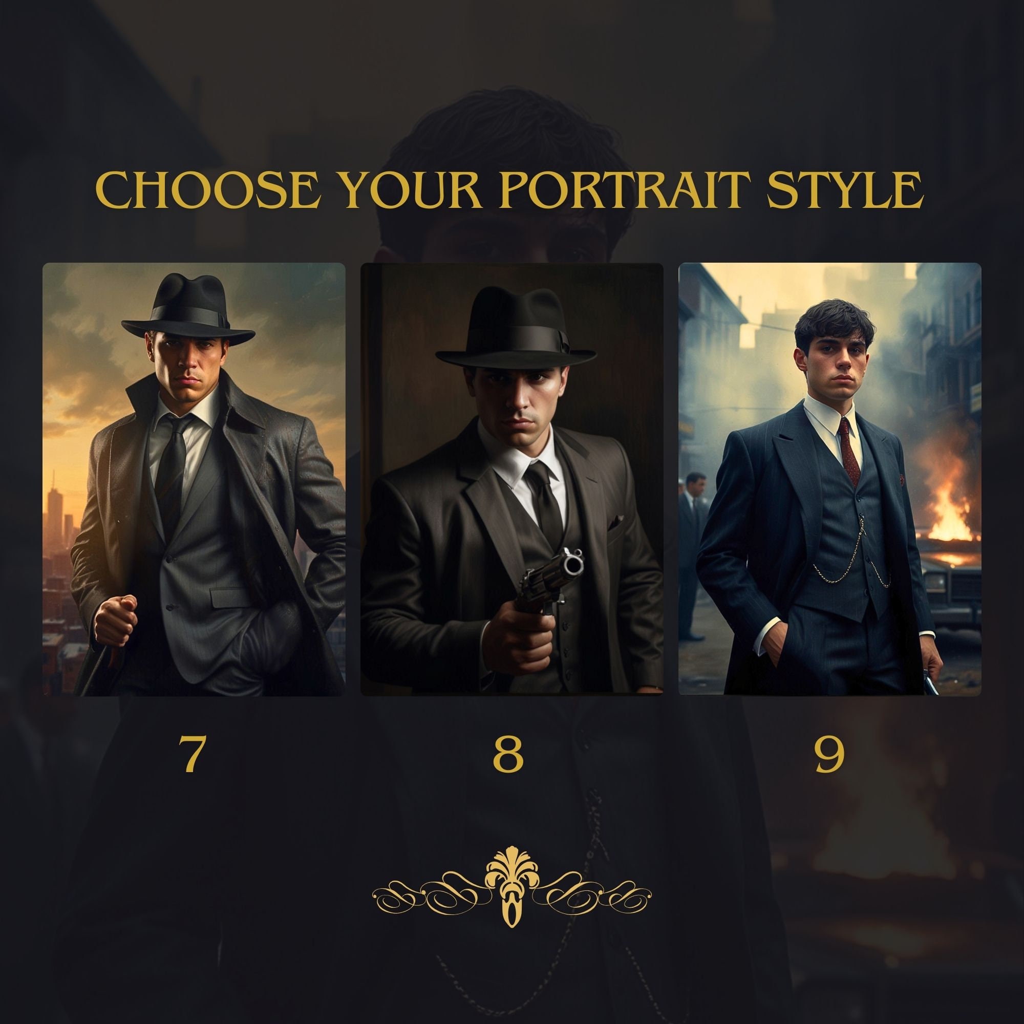 Custom Mafia Photo Jigsaw Puzzle, Face Swap Puzzle, Personalized Puzzle ...