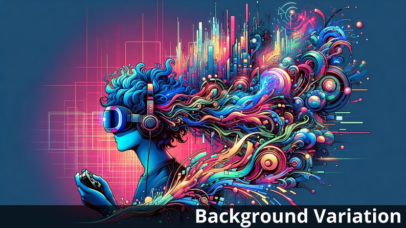 VR Gamer Design for Youtube Channel Gamer Avatar Influencer Includes 82 ...