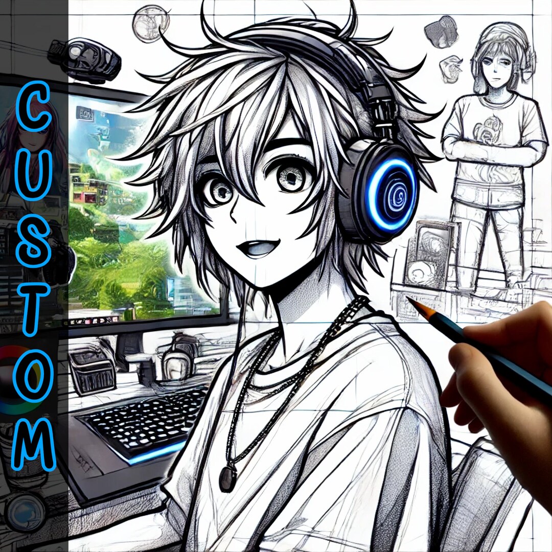 Custom Social Media Design for Youtube Instagram Gamer Avatar ...