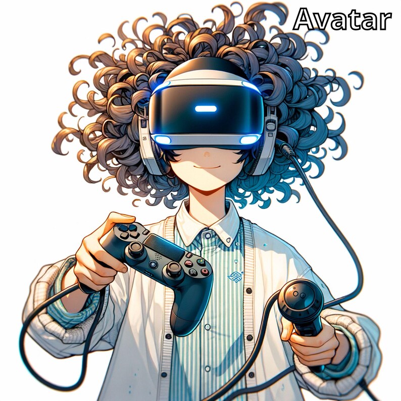 VR Gamer Design for Youtube Channel Gamer Avatar Influencer Includes 82 ...