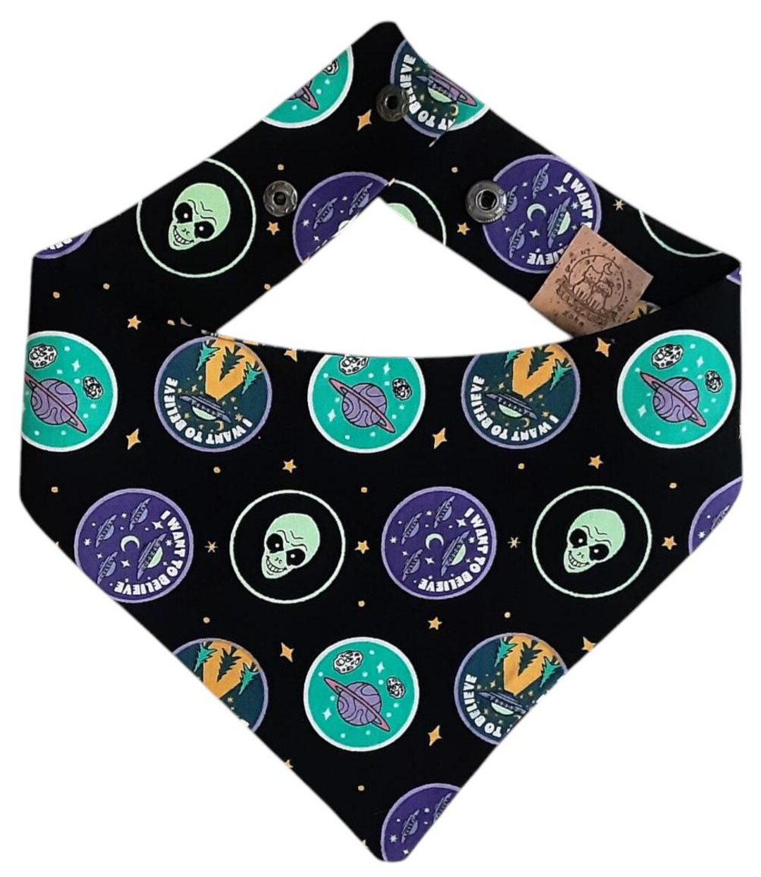 Aliens & Ufo's Dog Bandana | Galaxy Space Pet Bandana | Pet Accessory ...