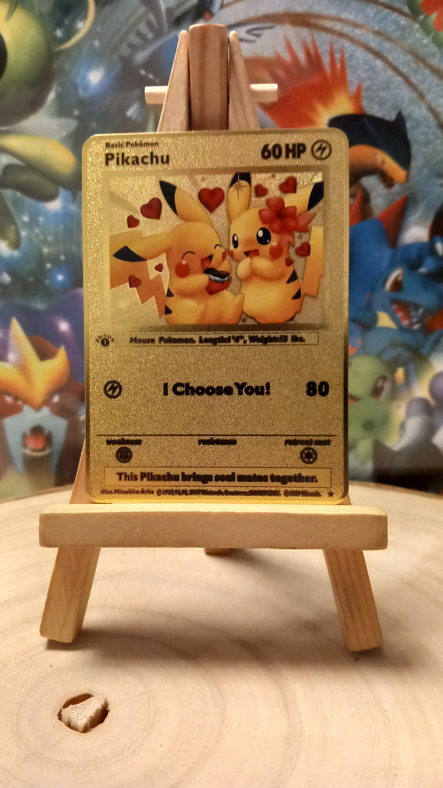 Pokemon Card Pikachu I Choose You ENG Version - Etsy