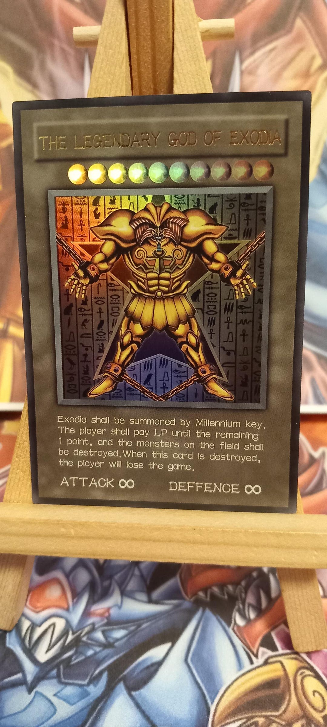 Yu-gi-oh the Legendary Exodia Holographic V ANG Card - Etsy