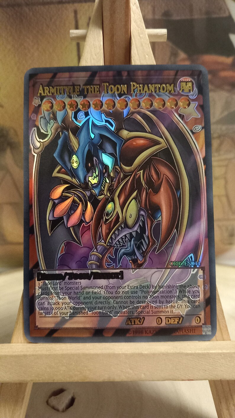 Yu-gi-oh Armityle the Toon Phantom Holographic V ANG Card - Etsy