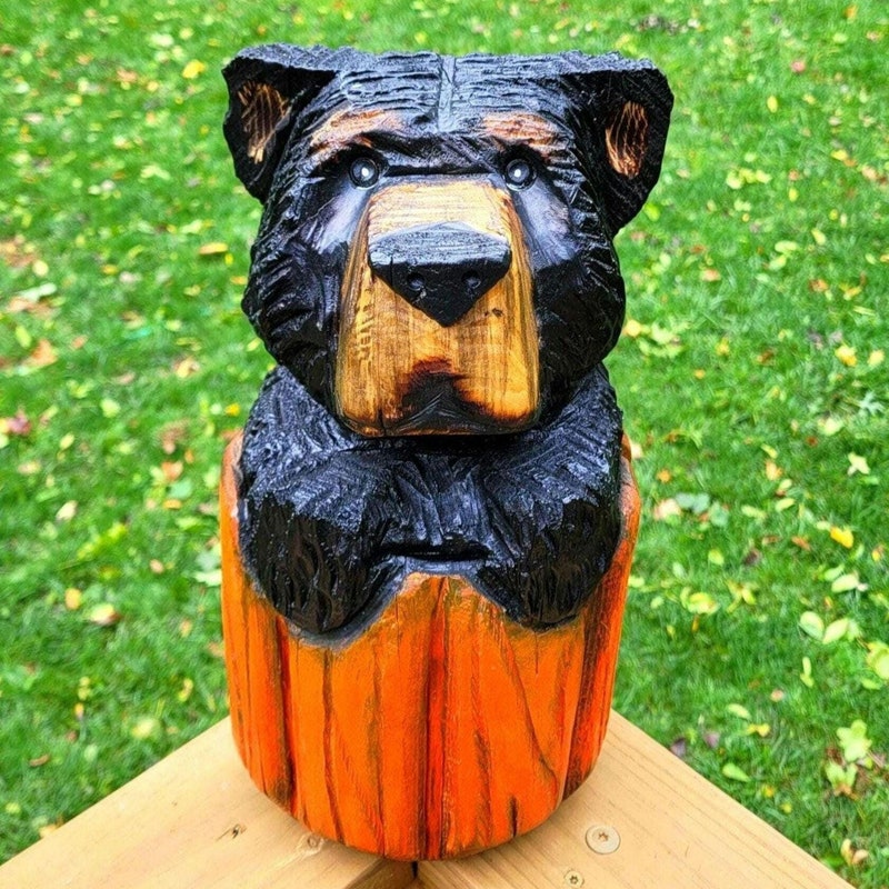 Chainsaw Carved Bear - Etsy