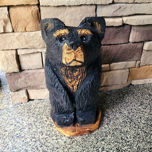 Chainsaw Carved Bear - Etsy