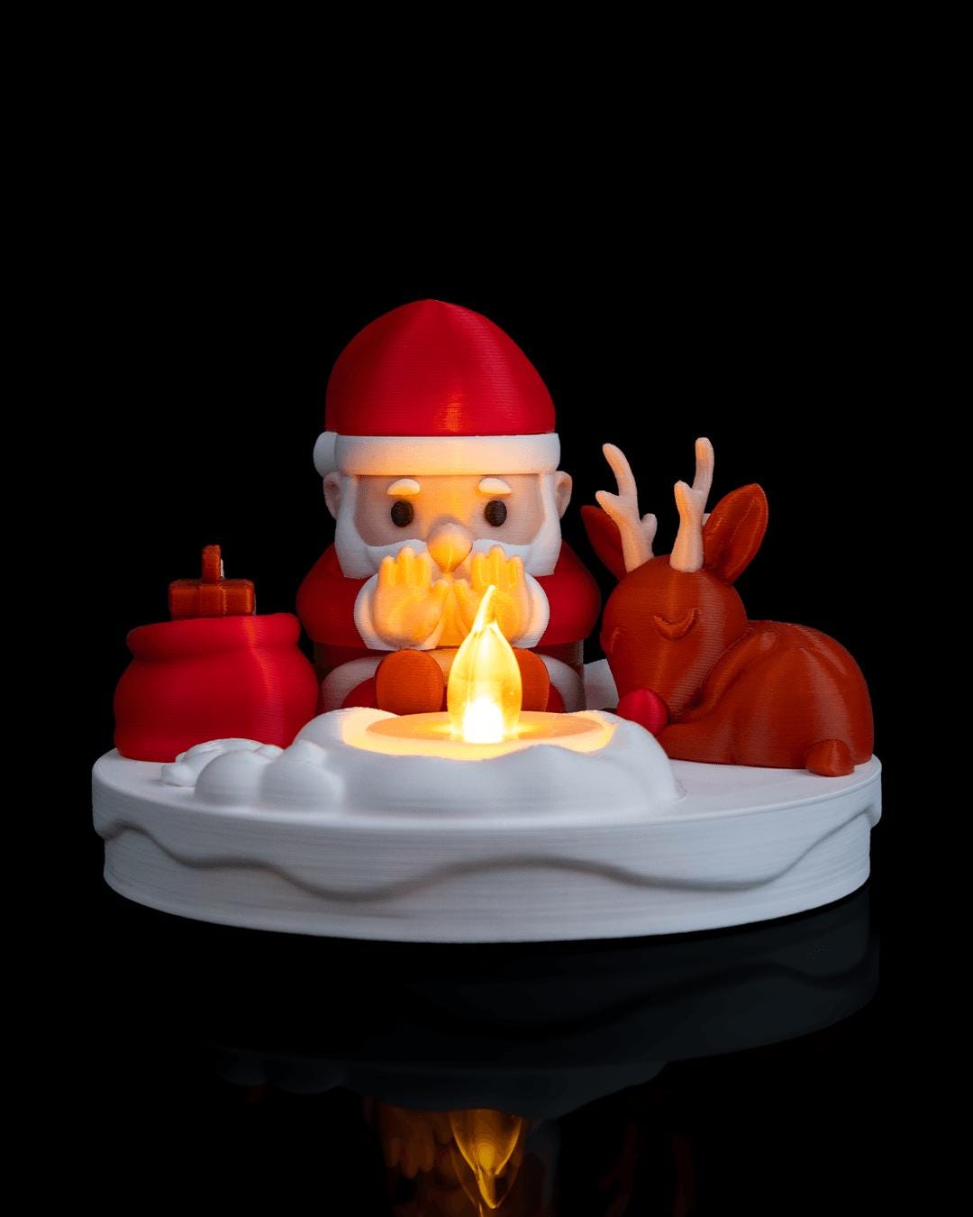Santa’s Bonfire – Cozy Holiday Glow for Your Home - Etsy