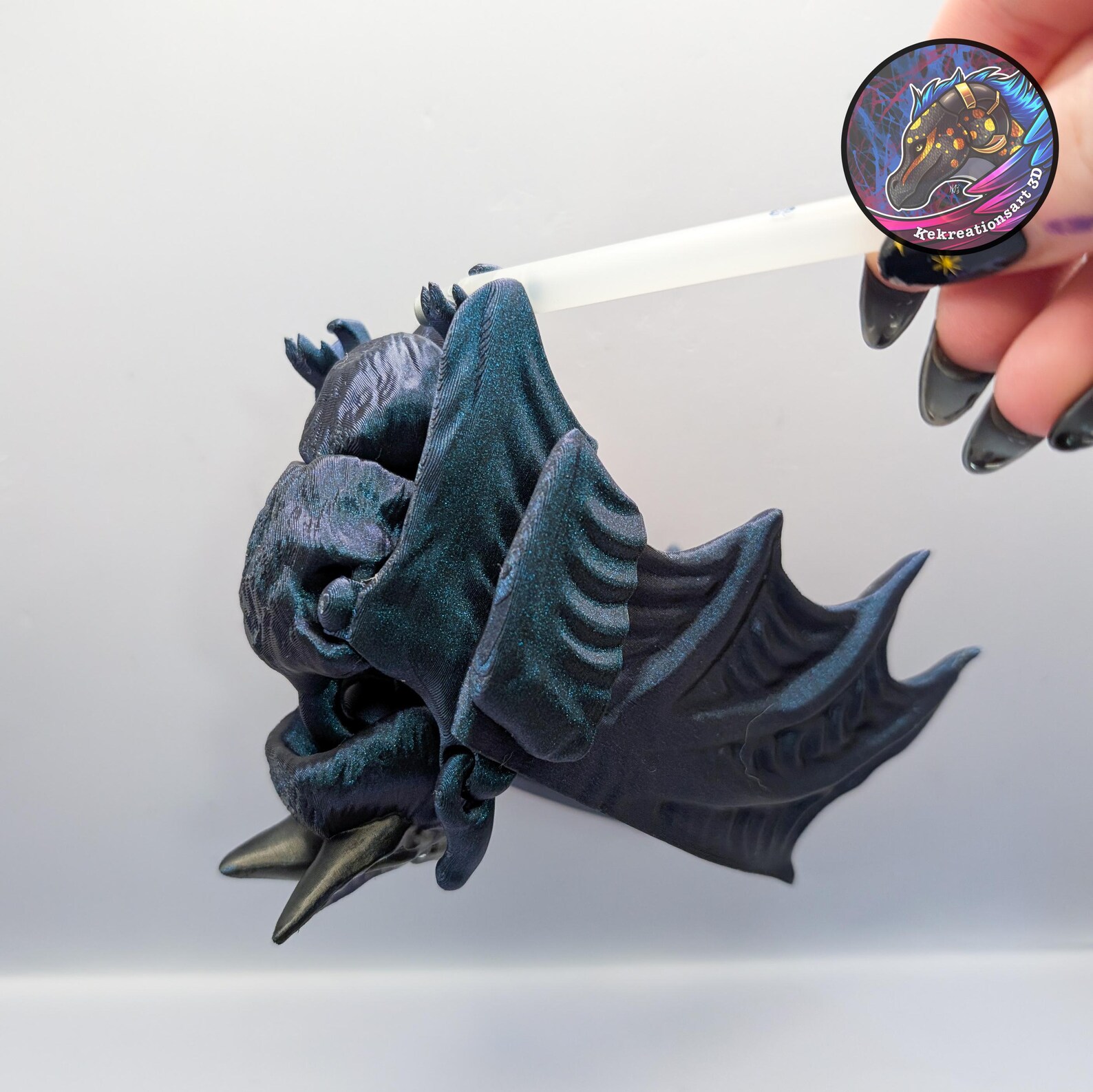 FLEXI Big Eared Bat – Poseable 3D Printed Friend - Etsy