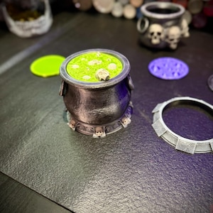 3D Printed Customizable Cauldron With Skulls – Spooky & Unique! - Etsy