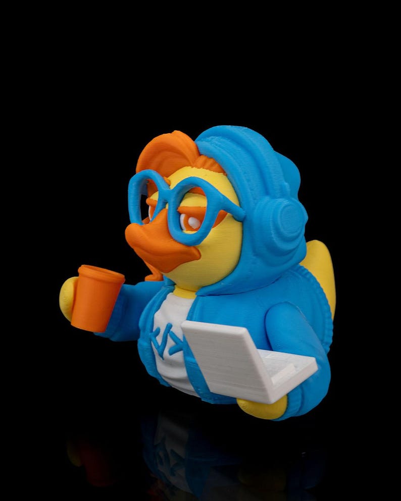 Code Quacker – 3D Printed Rubber Duck Figurine - Etsy
