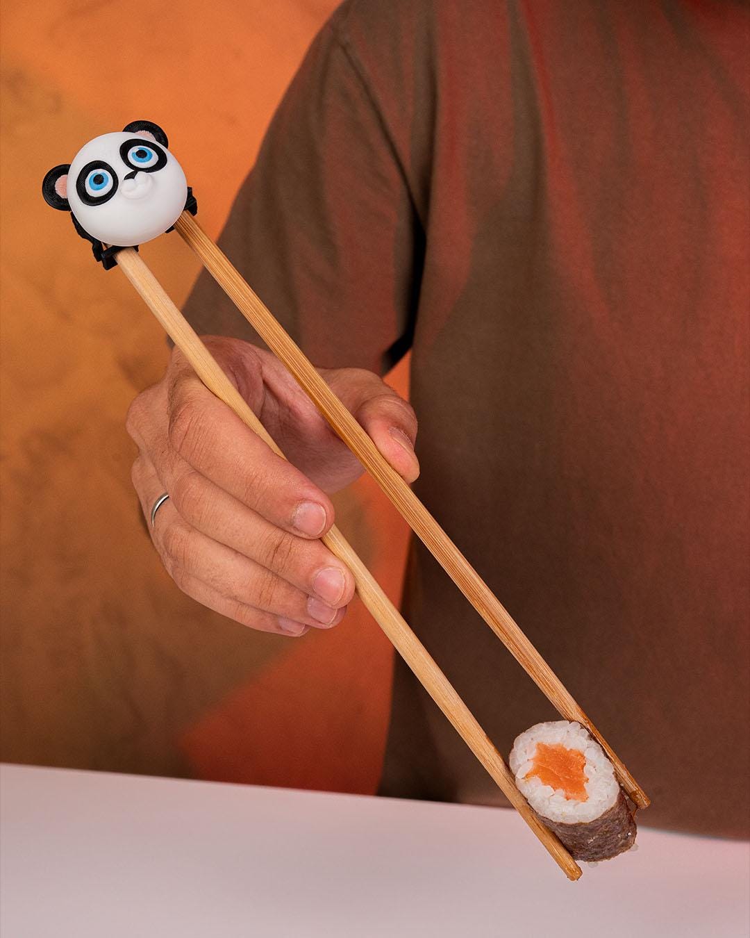 3D Printed Stick With Panda Chopstick Helper – Pack of 5 – Perfect for ...