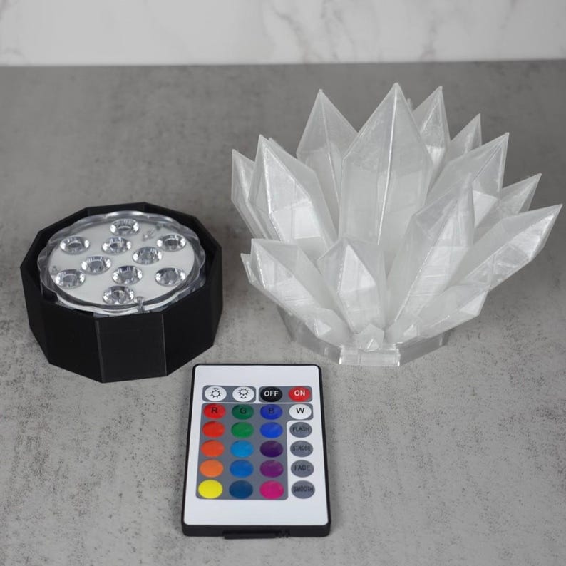LED Crystal Light - Etsy