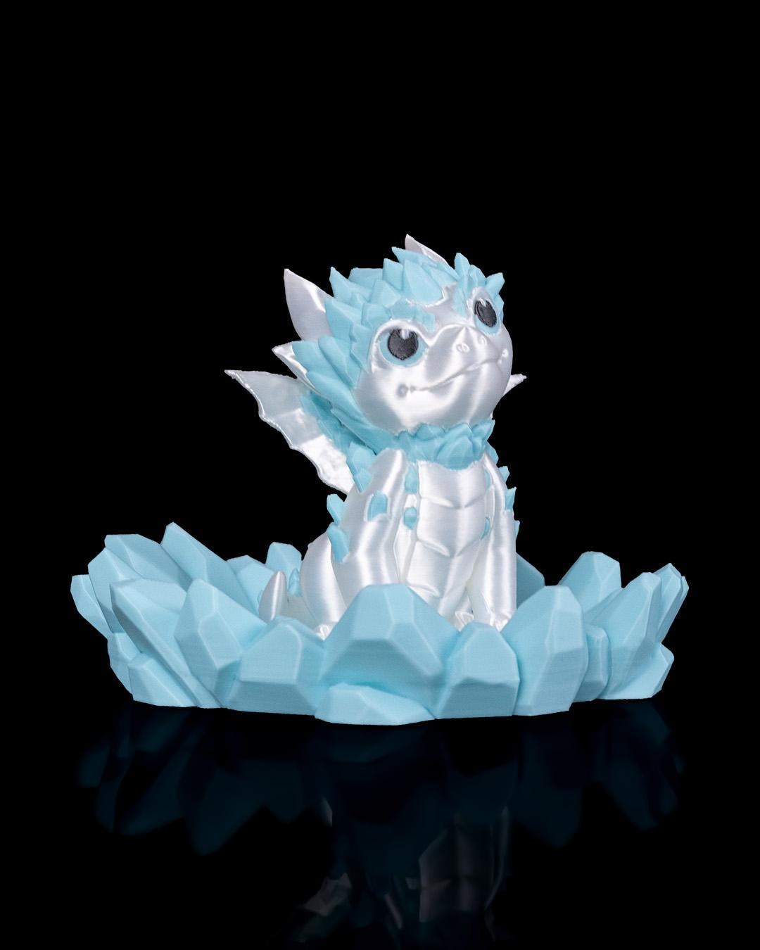 Crystallis the 3d Printed Dragon - Etsy