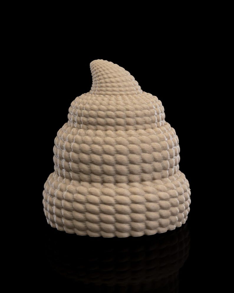 3D Printed Poop Emoji Container, Desk Accessory, Fun Gift - Etsy