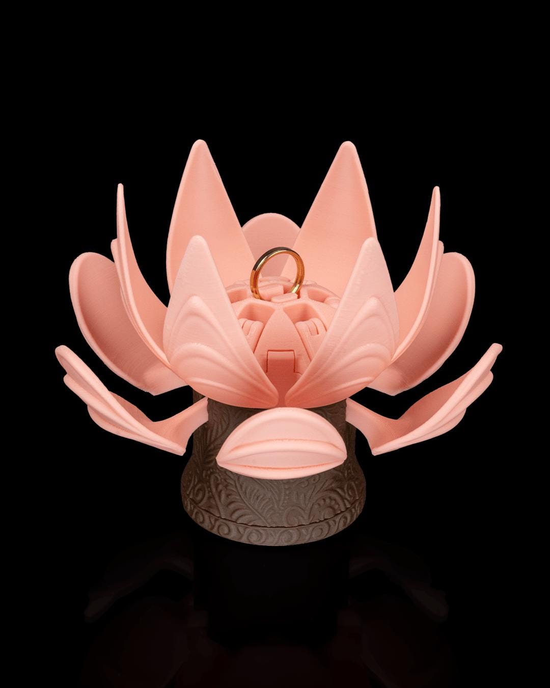 3d Printed Blooming Promise - Ring Box - Etsy