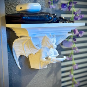 3D Printed Dragon Shelf – Epic Fantasy Decor for Your Walls! - Etsy