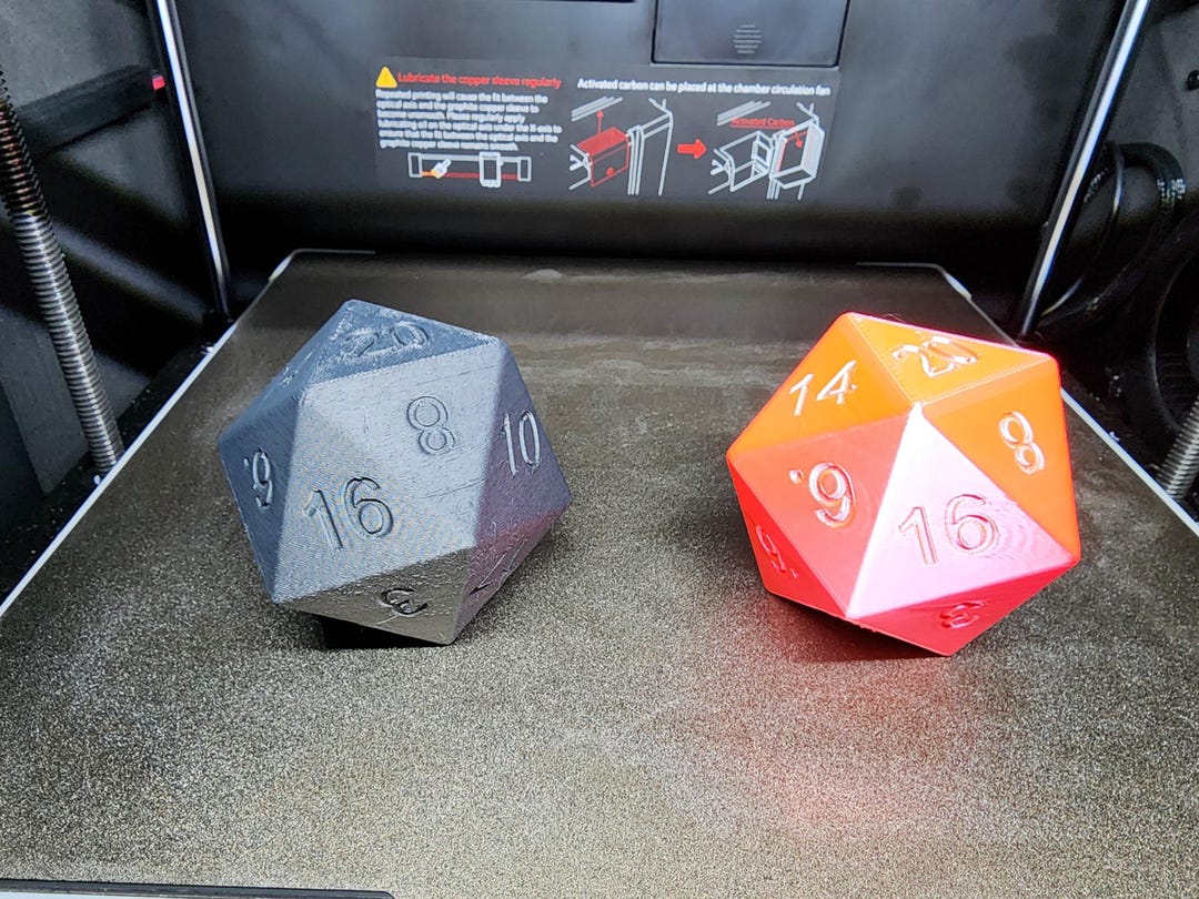 3D Printed D20 Dice. Many Sizes - Etsy