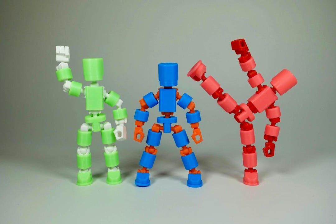 Custom 3D Printed Mini Poseable Action Figure – Your Imagination, Our ...