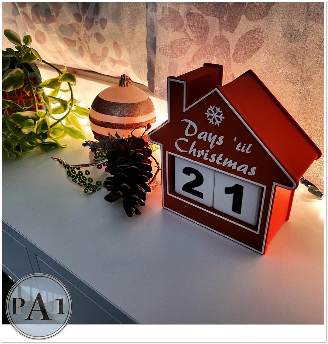 Christmas Countdown House - Etsy