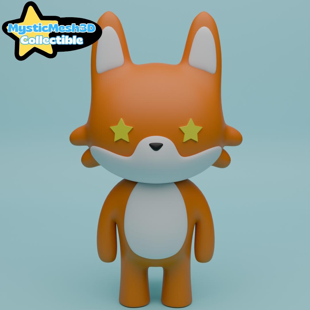 Mysticmesh3d Collectible: Mystic Fox - Etsy