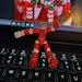 3D Printed Posable Santa Action Figure: Holiday Decor - Etsy