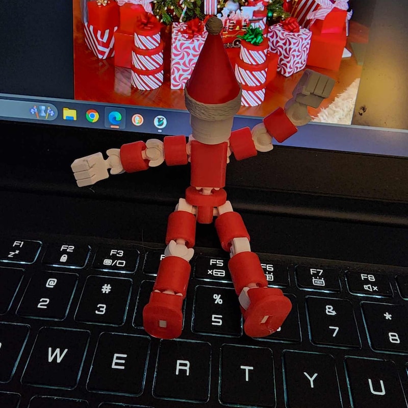 Poseable Santa - Etsy